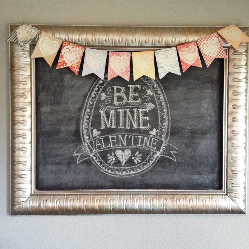 DIY Chalkboard Bunting - My Name Is Snickerdoodle
