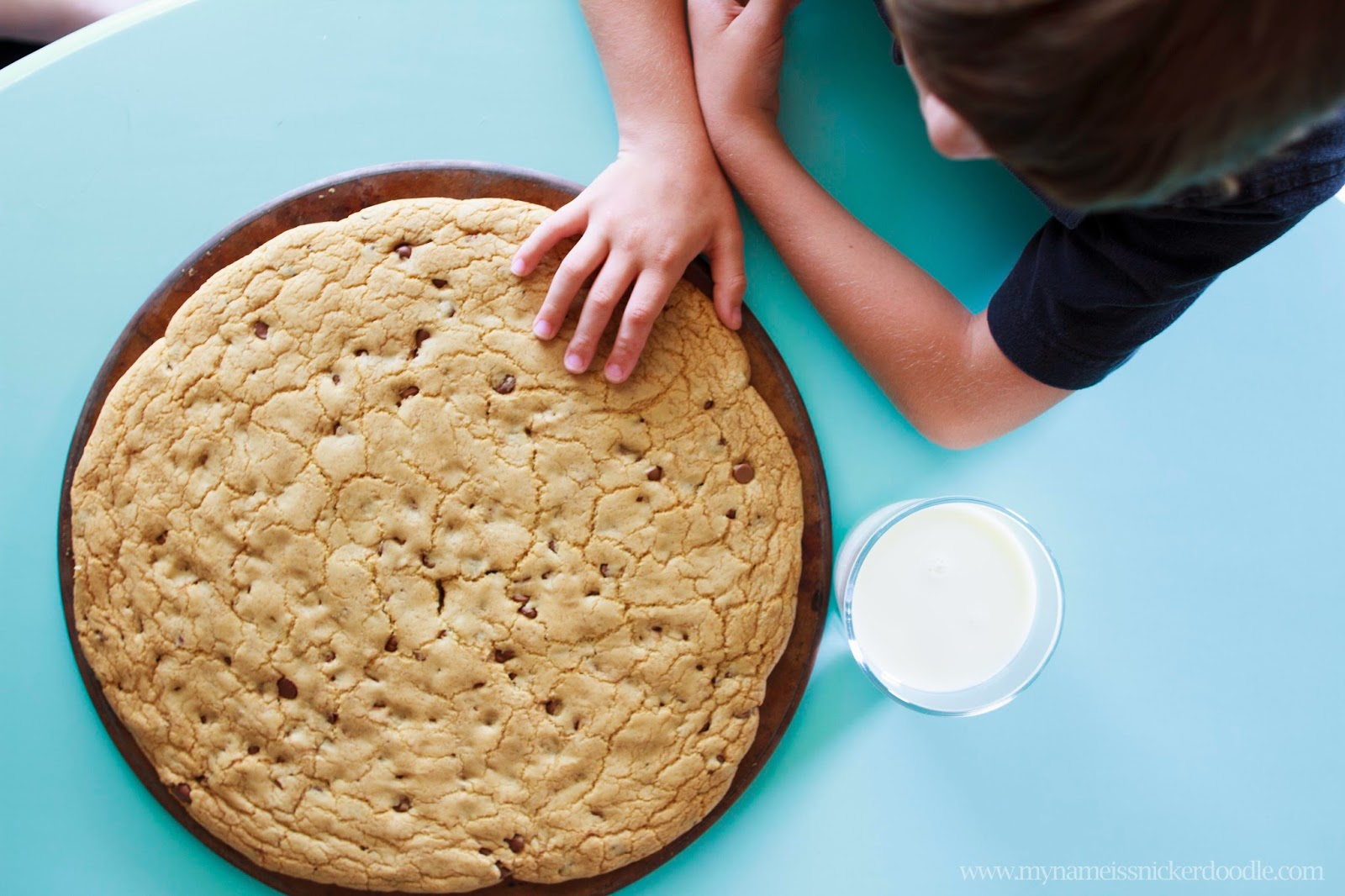 One-Big-And-Giant-Chocolate-Chip-Cookie - My Name Is Snickerdoodle