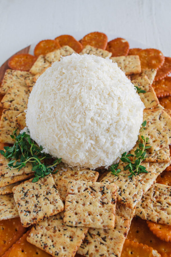 White Cheddar Cheese Ball | Recipe by My Name Is Snickerdoodle