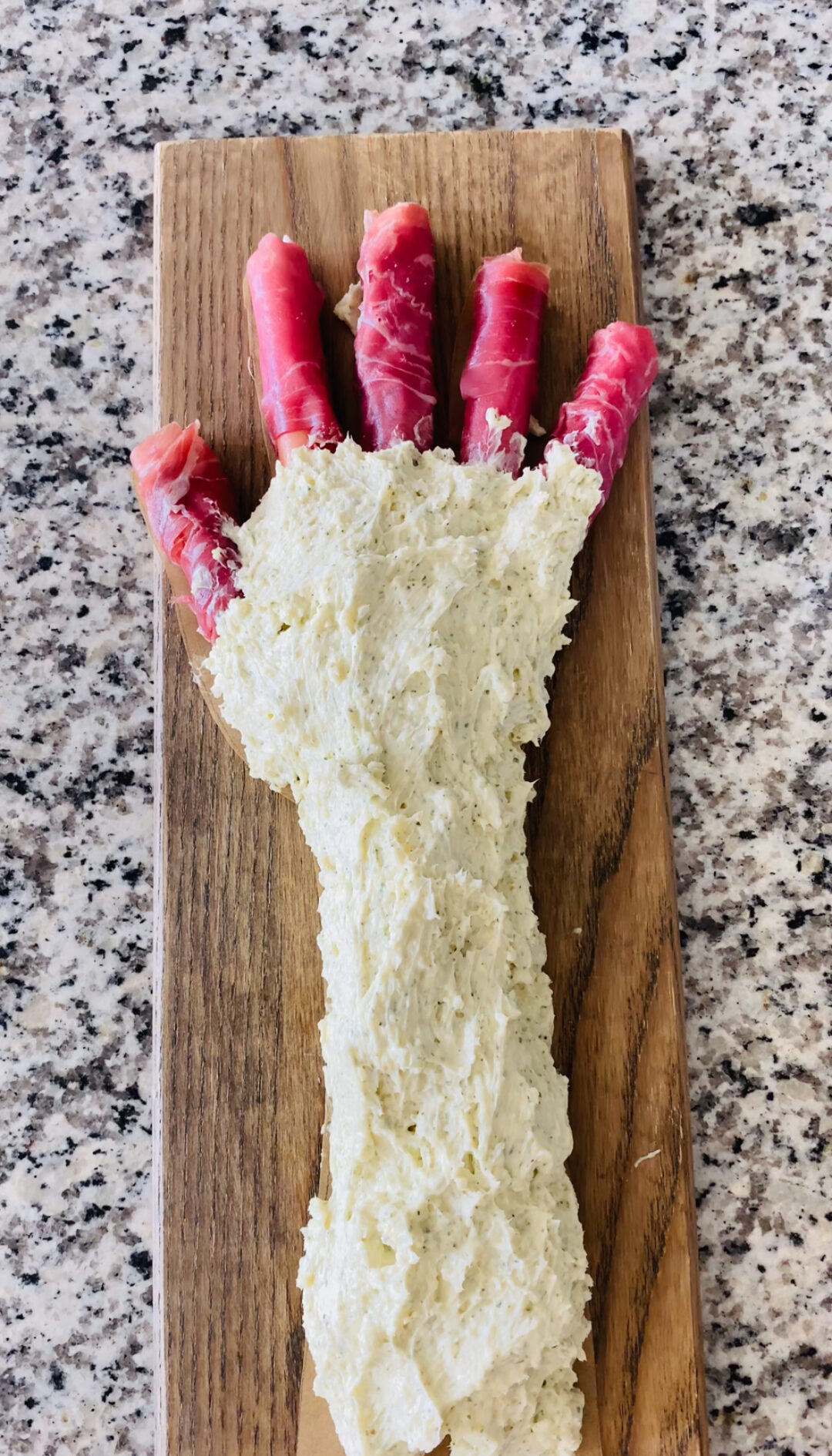 Halloween Cheese Ball Hand | My Name Is Snickerdoodle