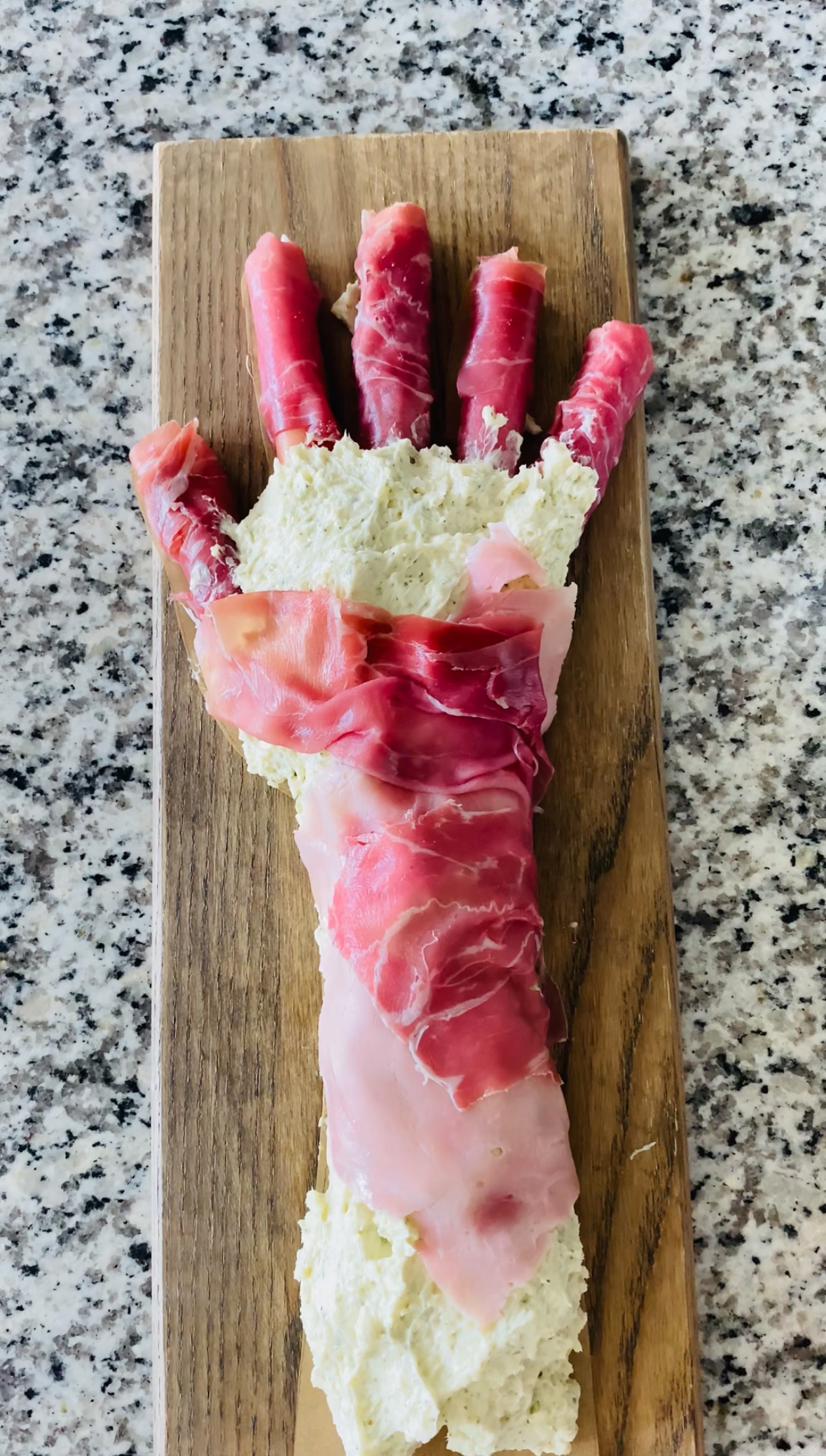 Halloween Cheese Ball Hand | My Name Is Snickerdoodle