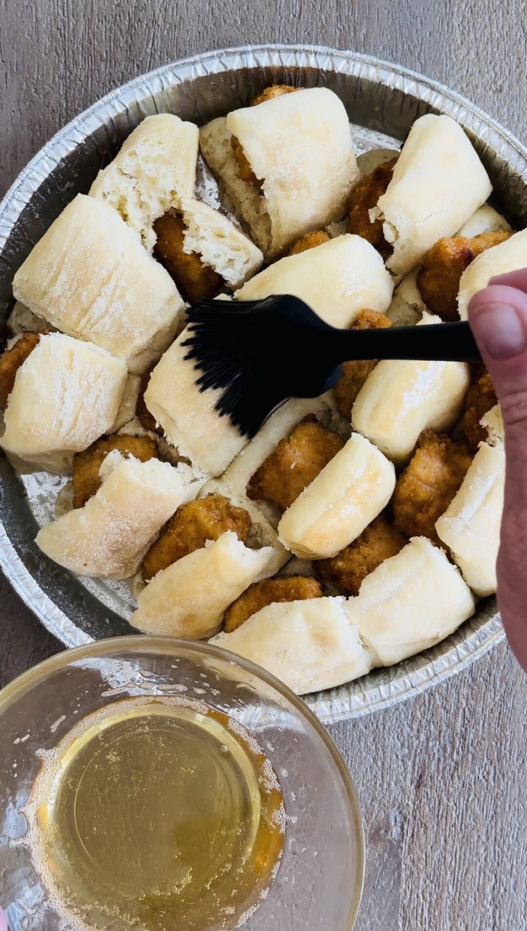 Mini Chicken Breakfast Sandwiches | My Name Is Snickerdoodle