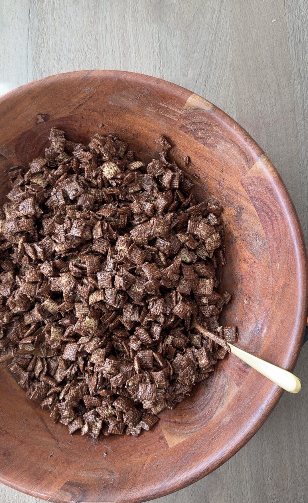 Mint Muddy Buddies | recipe by My Name Is Snickerdoodle